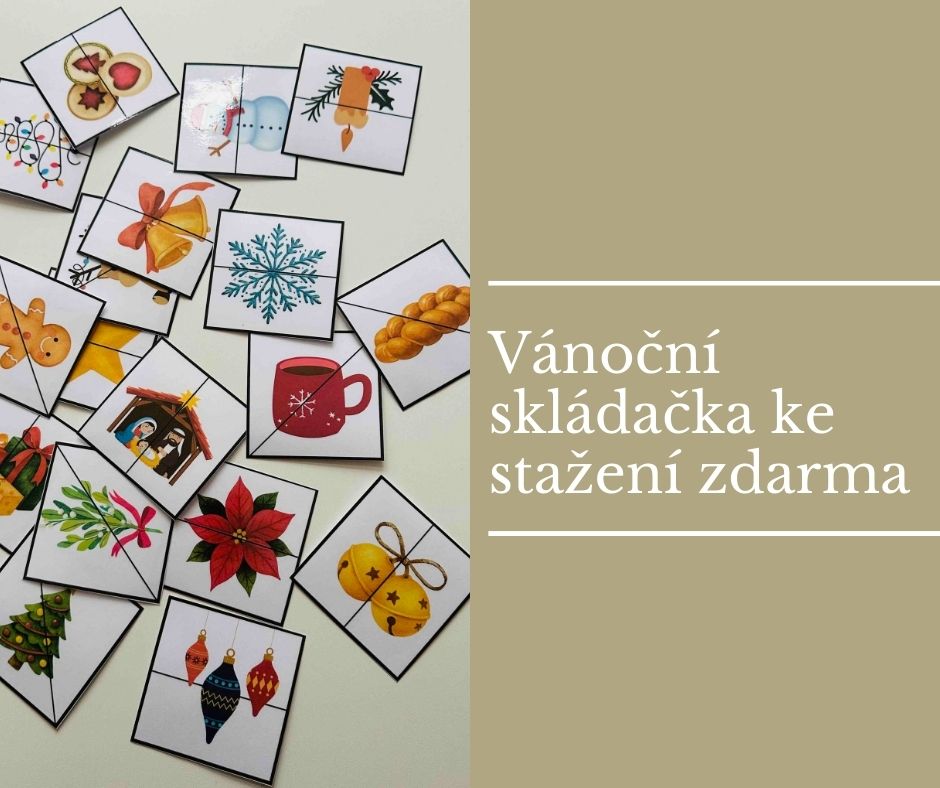 Vánoční skládačka - ke stažení zdarma - Z jiného světa